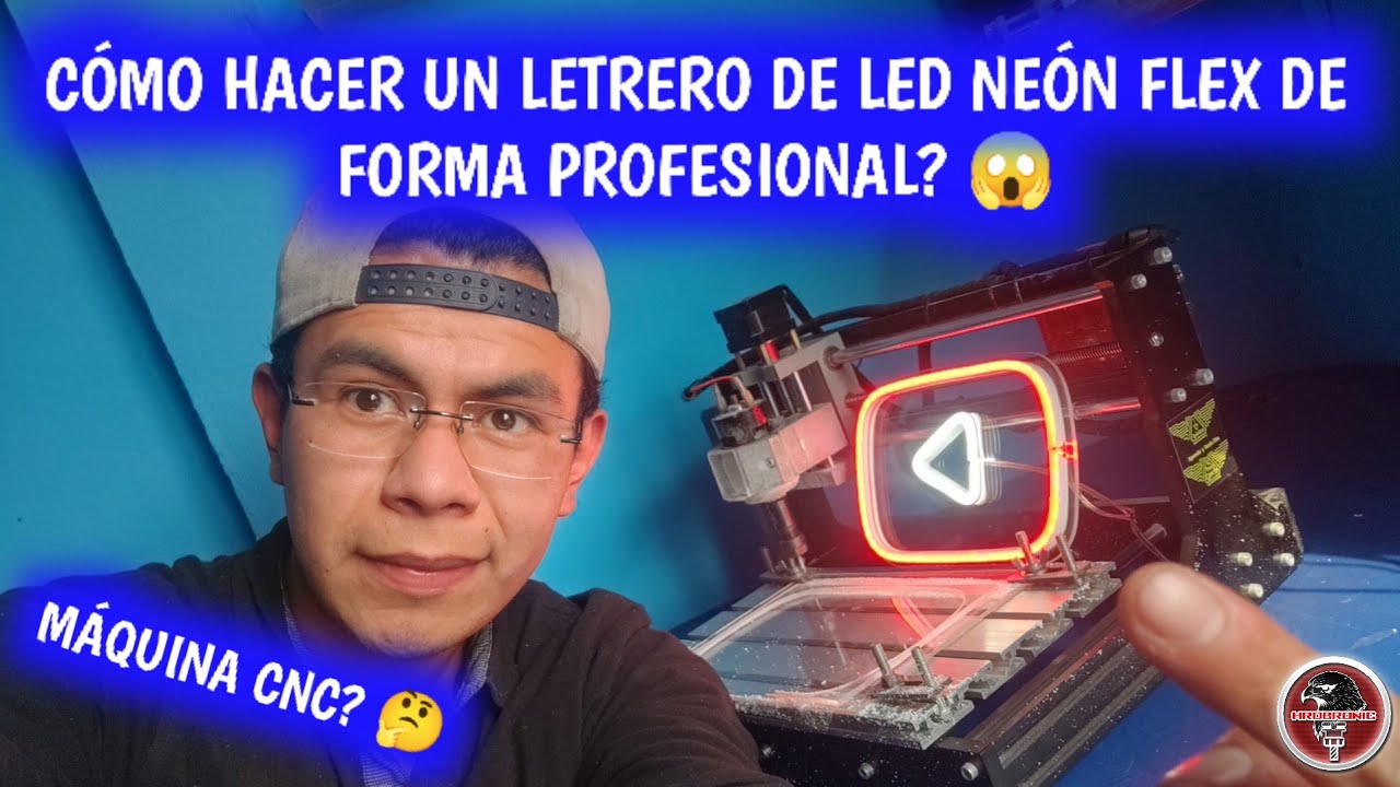 Cómo hacer un letrero de LED neón Flex de forma profesional? - YouTube