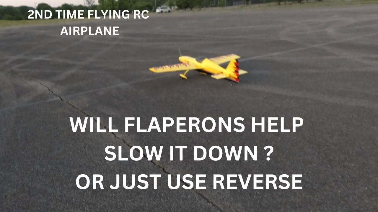 2ND TIME WITH FLAPERONS RC AIRPLANE EDGE 540 TOWER HOBBIES OF COARSE ...