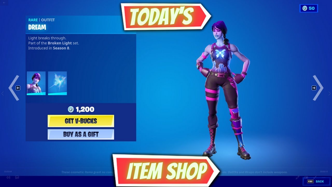 Check out *DREAM* in today’s Fortnite item shop - YouTube