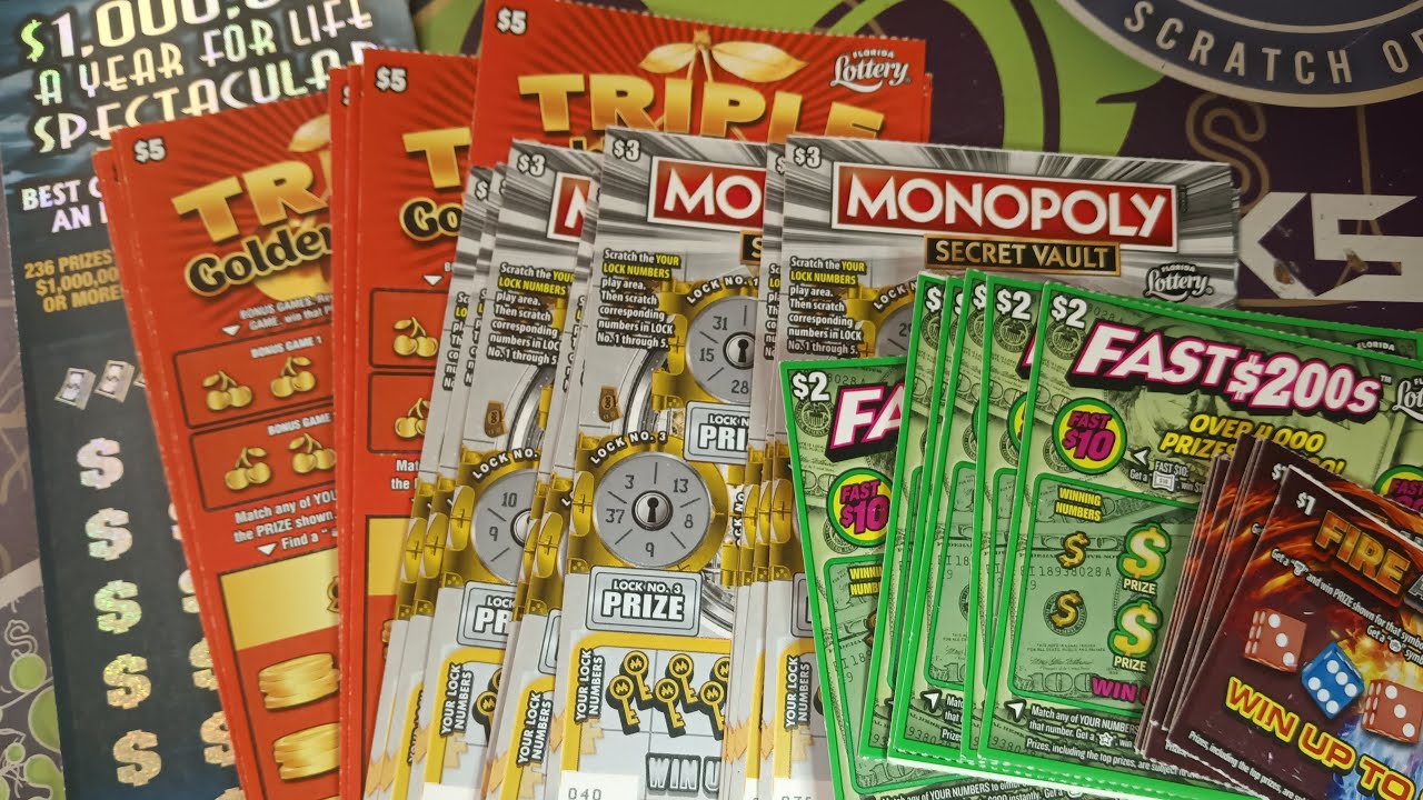 New lottery tickets Florida all I could grab - YouTube