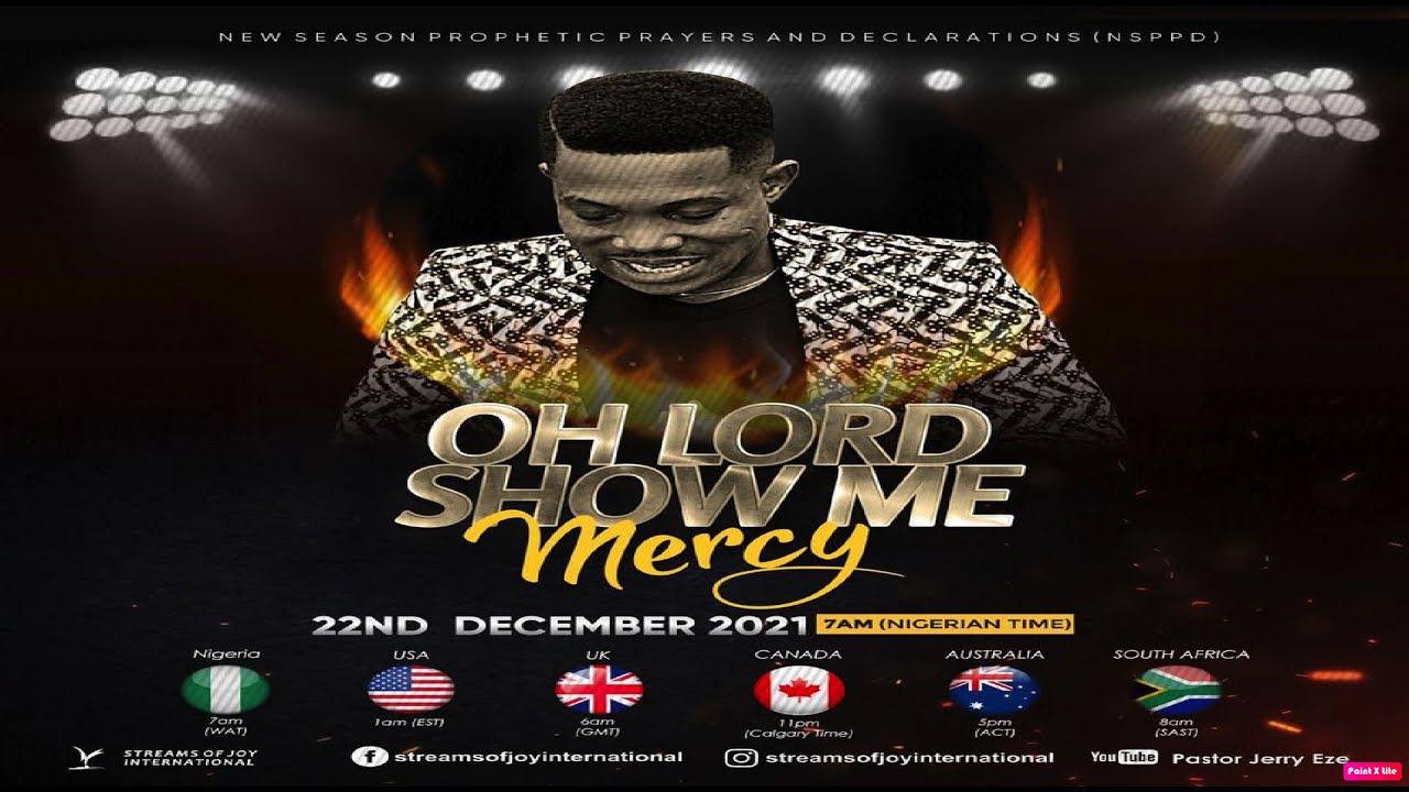 OH LORD SHOW ME MERCY SERVICE [NSPPD] - 22nd December 2021 - YouTube