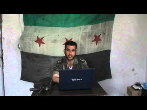 انشقاق الملازم أول - سومر أباظة من الأقليات الشركسية وتشكيل كتيبة عباد الرحمن - بتاريخ 22-3 - 2013