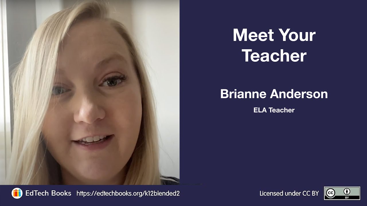 Meet Your Teacher: Brianne Anderson - YouTube
