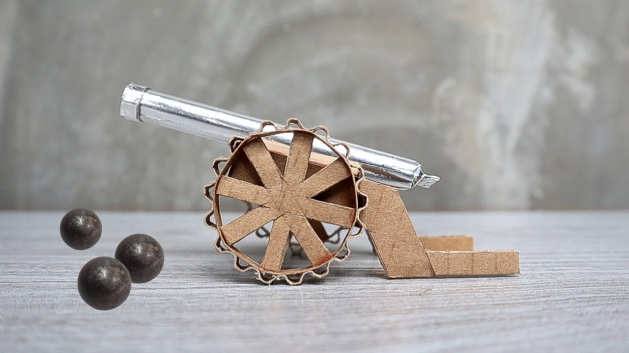 POWERFUL TINY CANNON THAT SHOOTS | Science Project Experiment Ideas ...