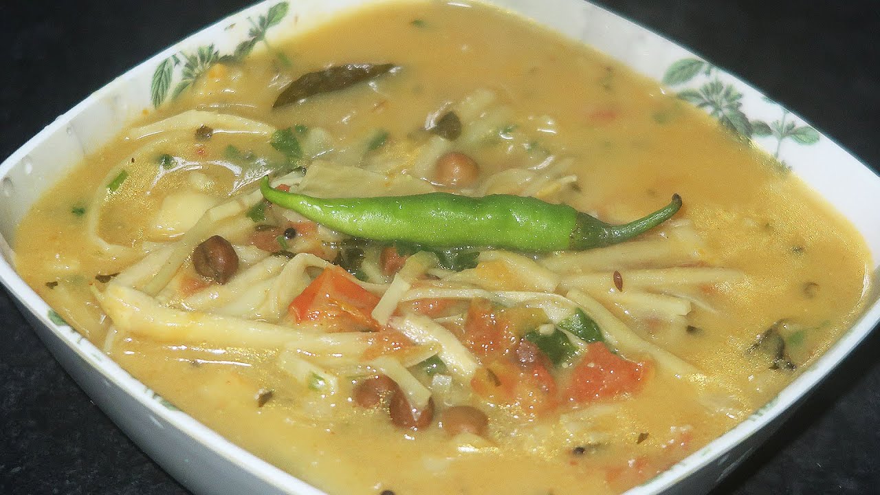 बास्ता और चना से बनाएं स्वादिष्ट कढ़ी की सब्जी | Tasty Indian Recipe ...