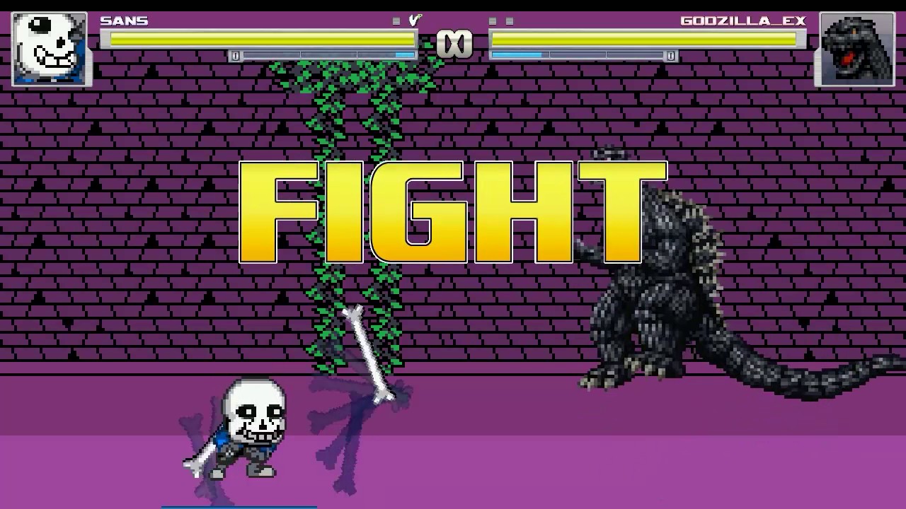 AN Mugen Request #827: Kor Sans VS Godzilla EX - YouTube