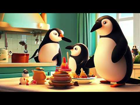 🐧 Yavru Penguen Penny'nin Babalar Günü Sürprizi | Türkçe çocuk masalları ve hikayeleri 🌙