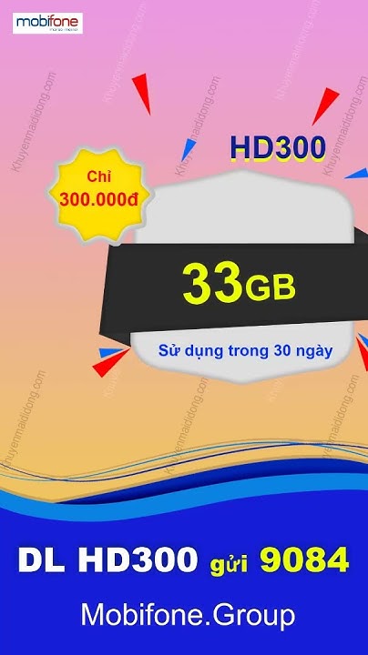 Cách đăng ký gói cước 4g mobifone HD300 - YouTube