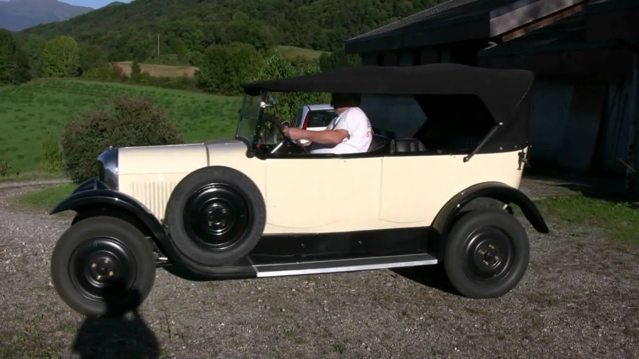 1927 Citroen Torpedo B12 Exterior and Exhaust Sound - YouTube