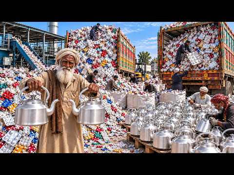 Nobody Believes These Medicine Blister Packs Become Tea Kettles! | Incredible Recycling Process