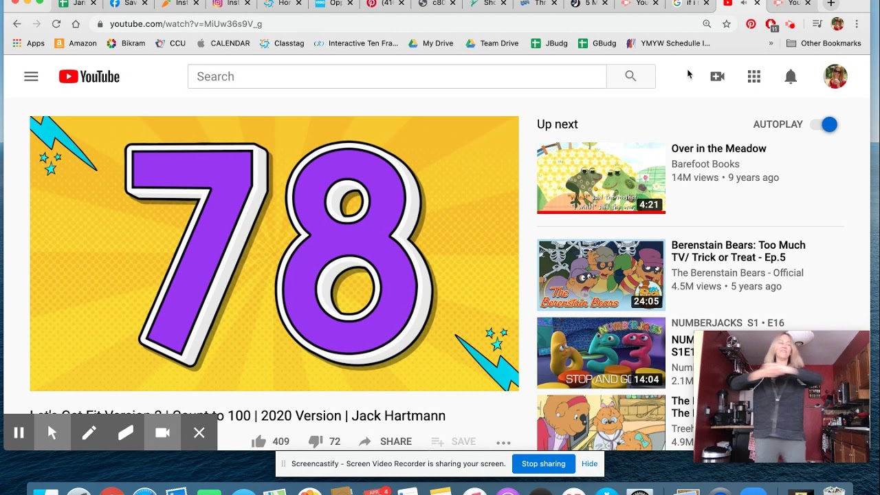 Count To 100 With Jack Hartmann Ms Janet YouTube Count To 100 With Jack Hartmann Ms Janet YouTube