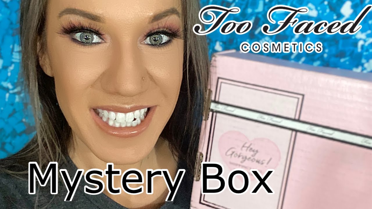 Too Faced Mystery Box Unboxing & Tutorial - YouTube
