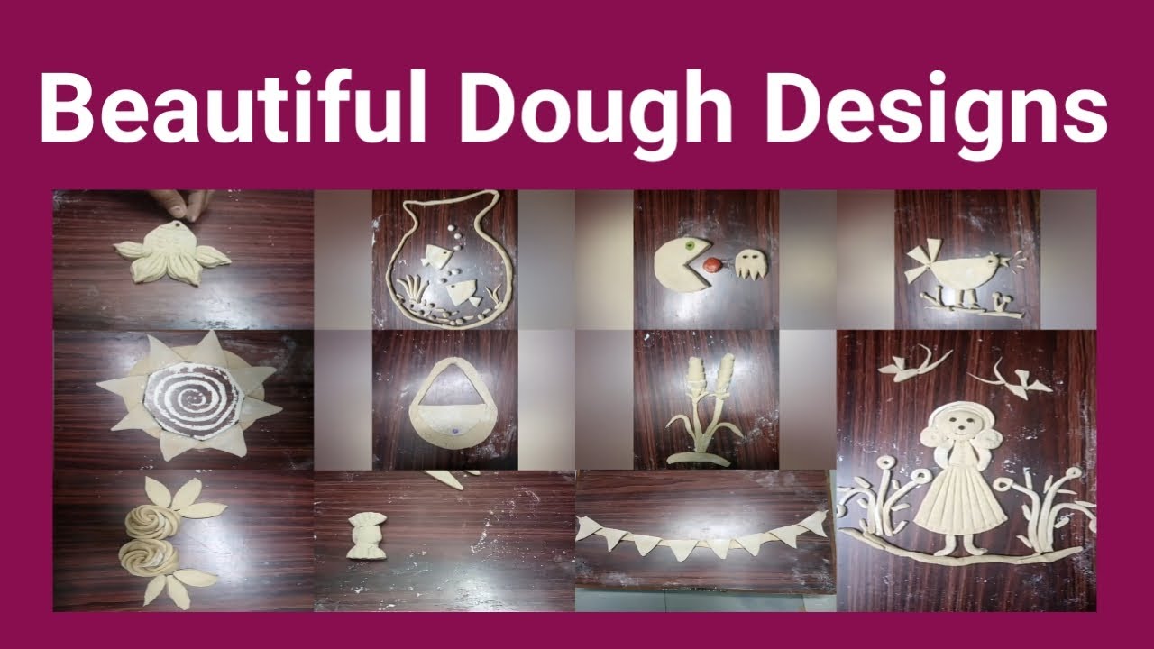 Wheat Dough Carving Ideas | Simple Dough Art and Craft | Play with ...