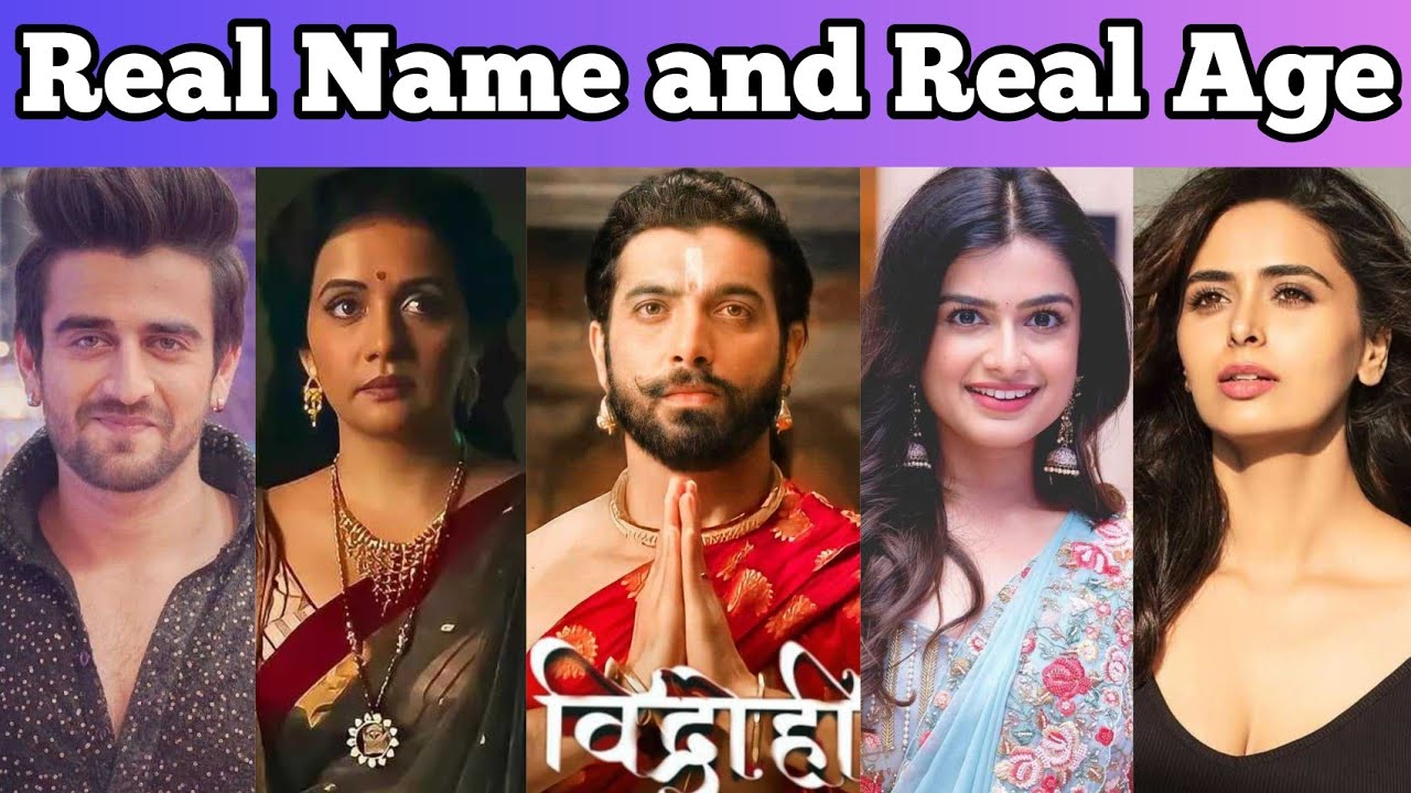 Vidrohi cast real name and real age | Sharad malhotra, Hemal dev - YouTube