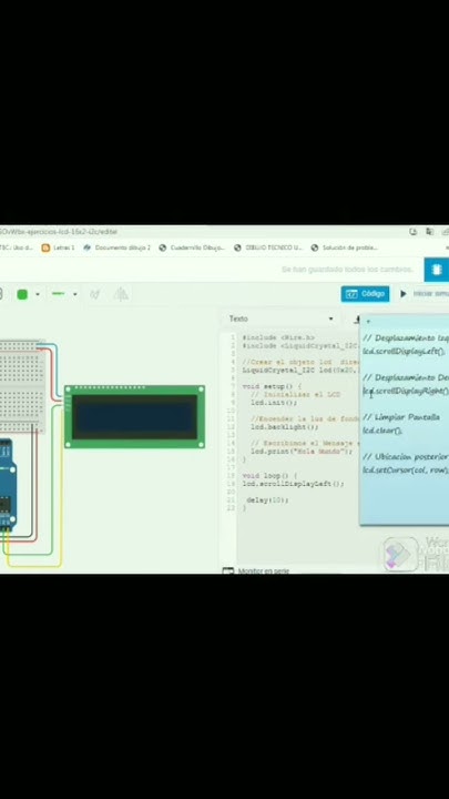 Ejercicios con Display Simulacion Arduino TinkerCAD - YouTube