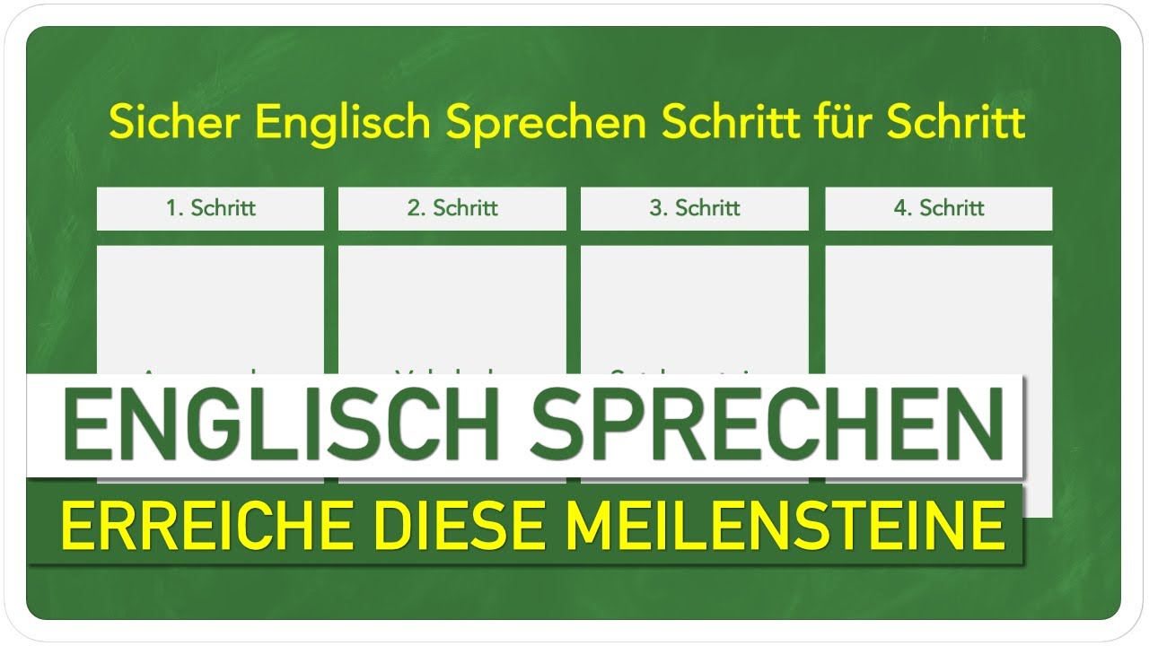 Endlich Sicher und souverän Englisch sprechen! Erreiche diese ...