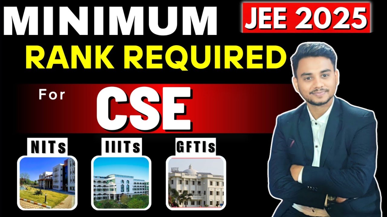JEE Mains CSE Cut off 2025 | CSE Cut off 2025 | CSE Cut off For NIT ...