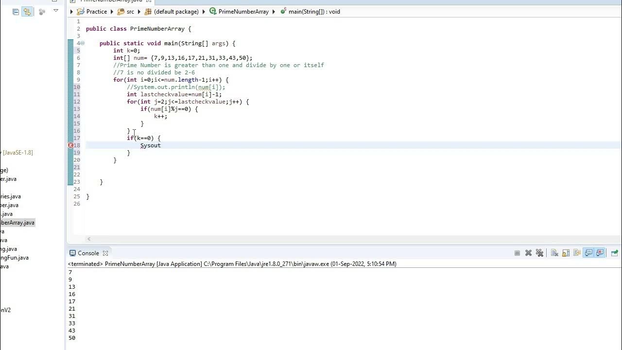 Prime Number Array - YouTube
