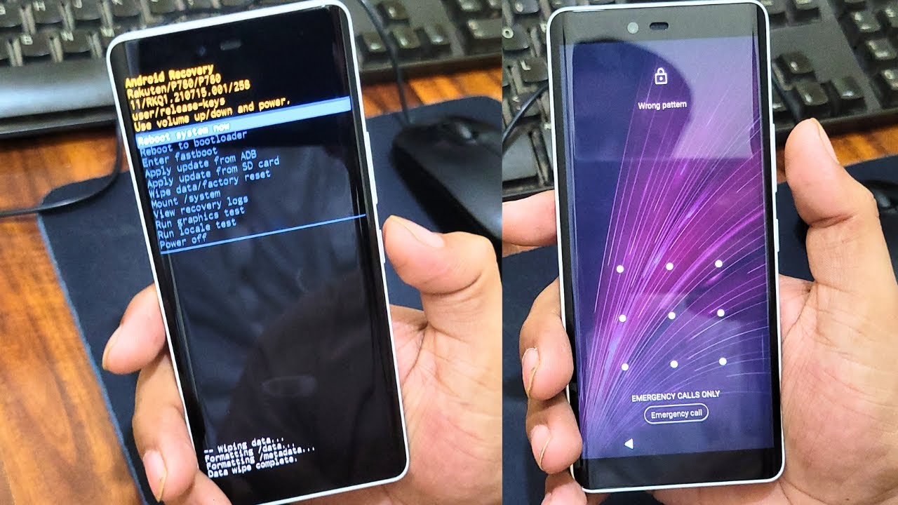 How To Hard Reset Rakuten Hand 5G P780 Remove Screen Lock - rakuten ...