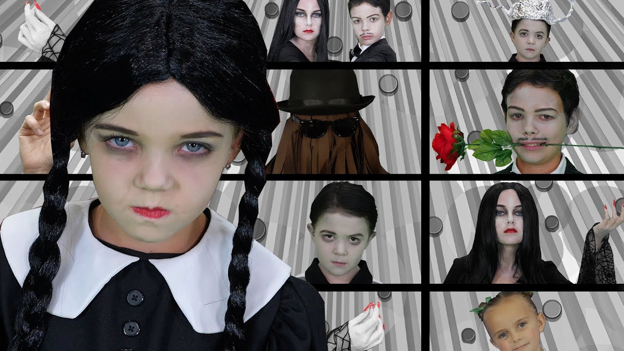 The Addams Family | Finger Family Songs - YouTube