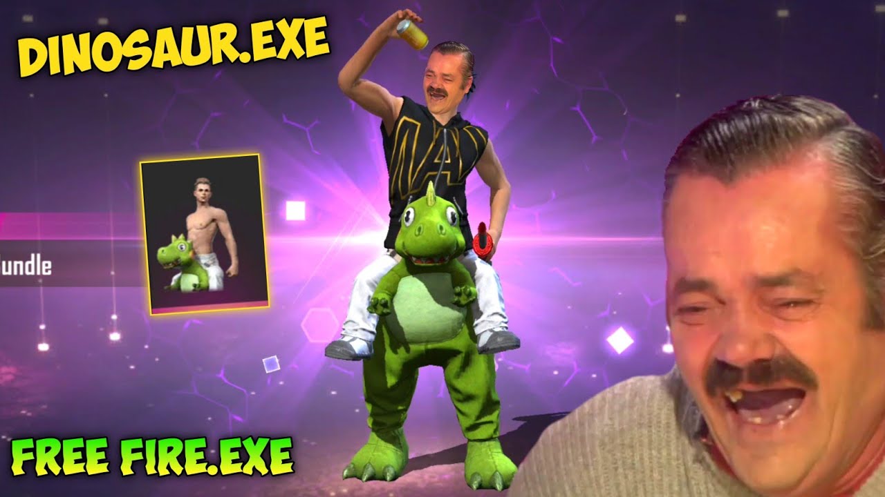 FREE FIRE.EXE - DINOSAUR ILLUSION BUNDLE EXE ( ff exe, ff lucu, bug ff ...