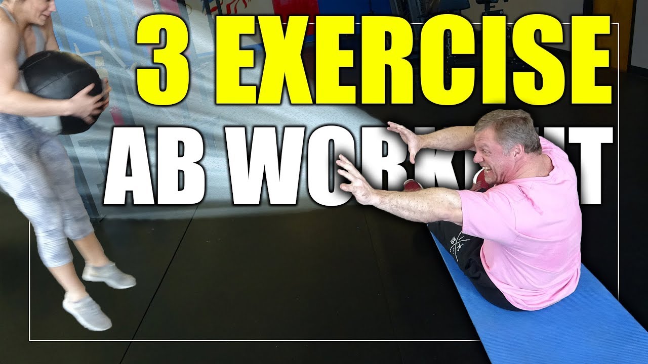 "3" Exercise Ab Workout | Get Ripped Abs - YouTube