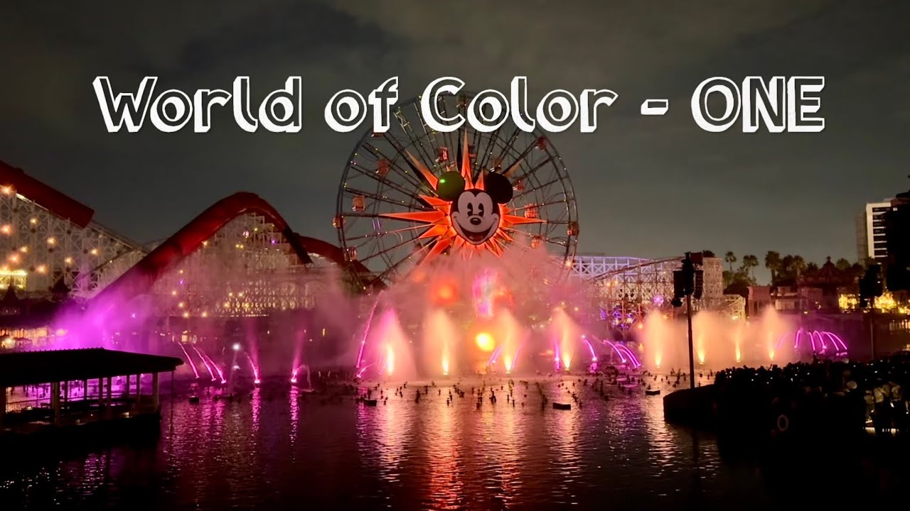 World of Color - ONE | Disney California Adventure - YouTube