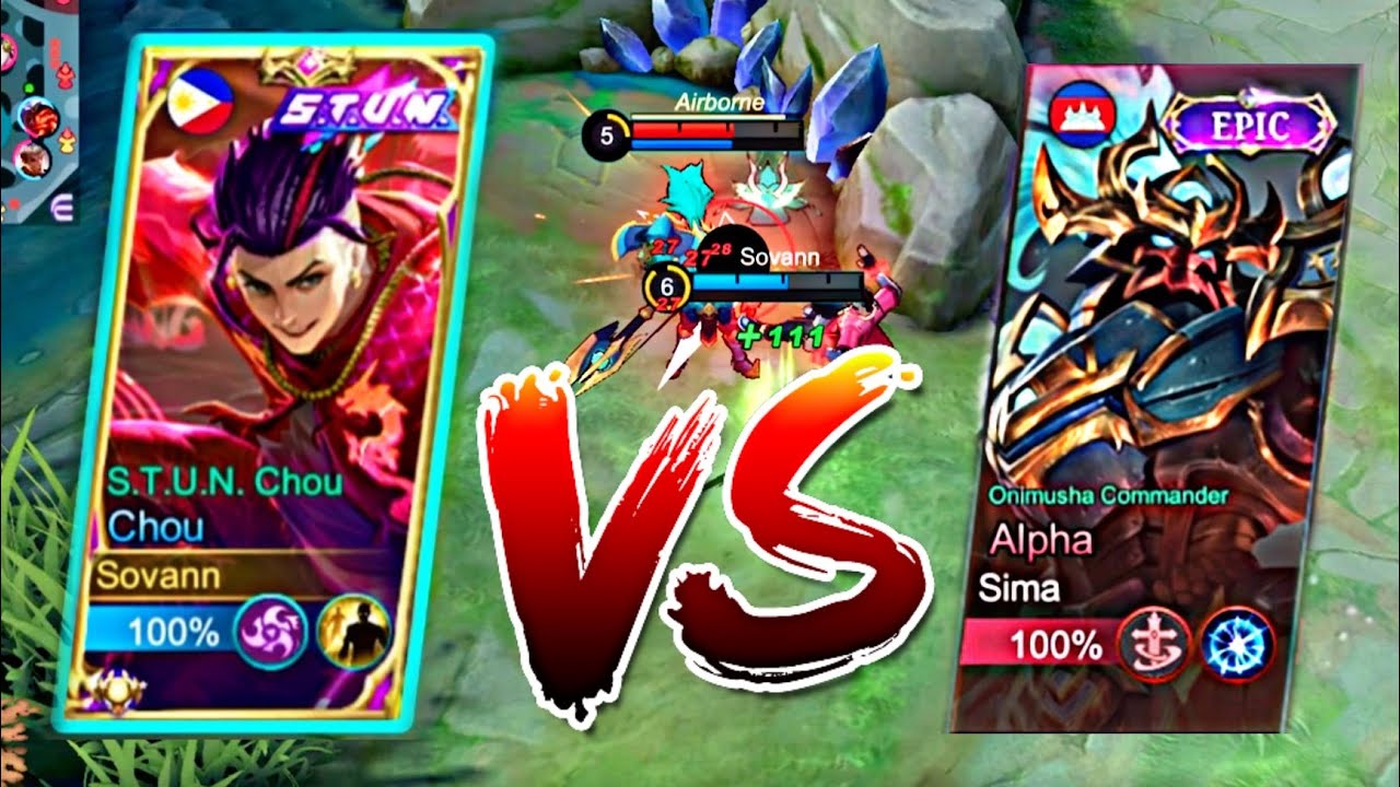 CHOU VS ALPHA SOLO RANK 2023 (ALPHA ANGRY CHOU 😱🔥 - YouTube
