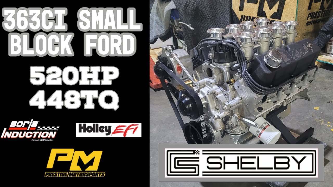 All Shelby All Aluminum Stack Injected 363 Stroker for CSX Cobra at ...
