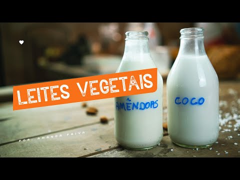 LEITES VEGETAIS 100 % NATURAIS | COCO E AMÊNDOAS | CULINÁRIA DESCOMPLICADA