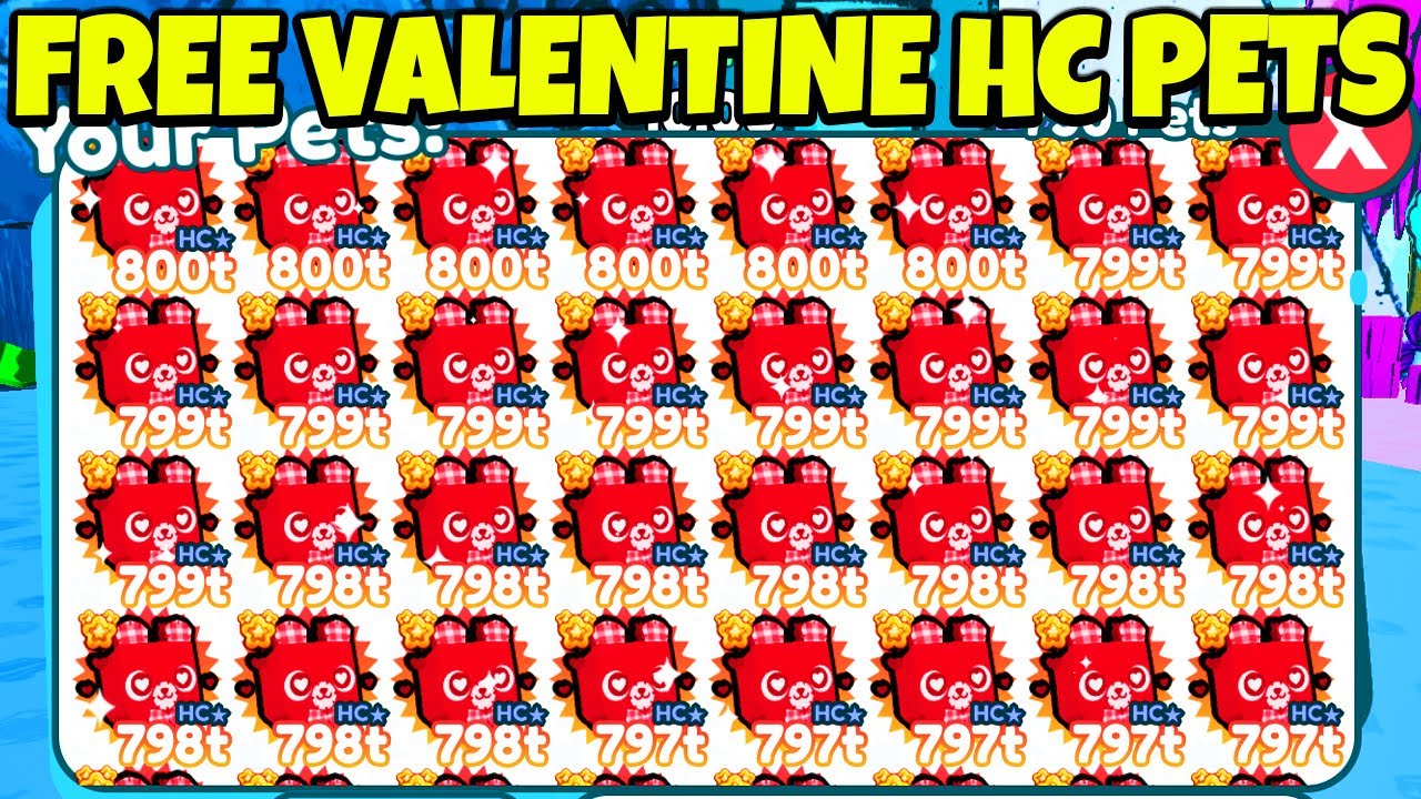 🔴 LIVE Valentine Pet Simulator X Giveaway - Pet Simulator X New Update ...