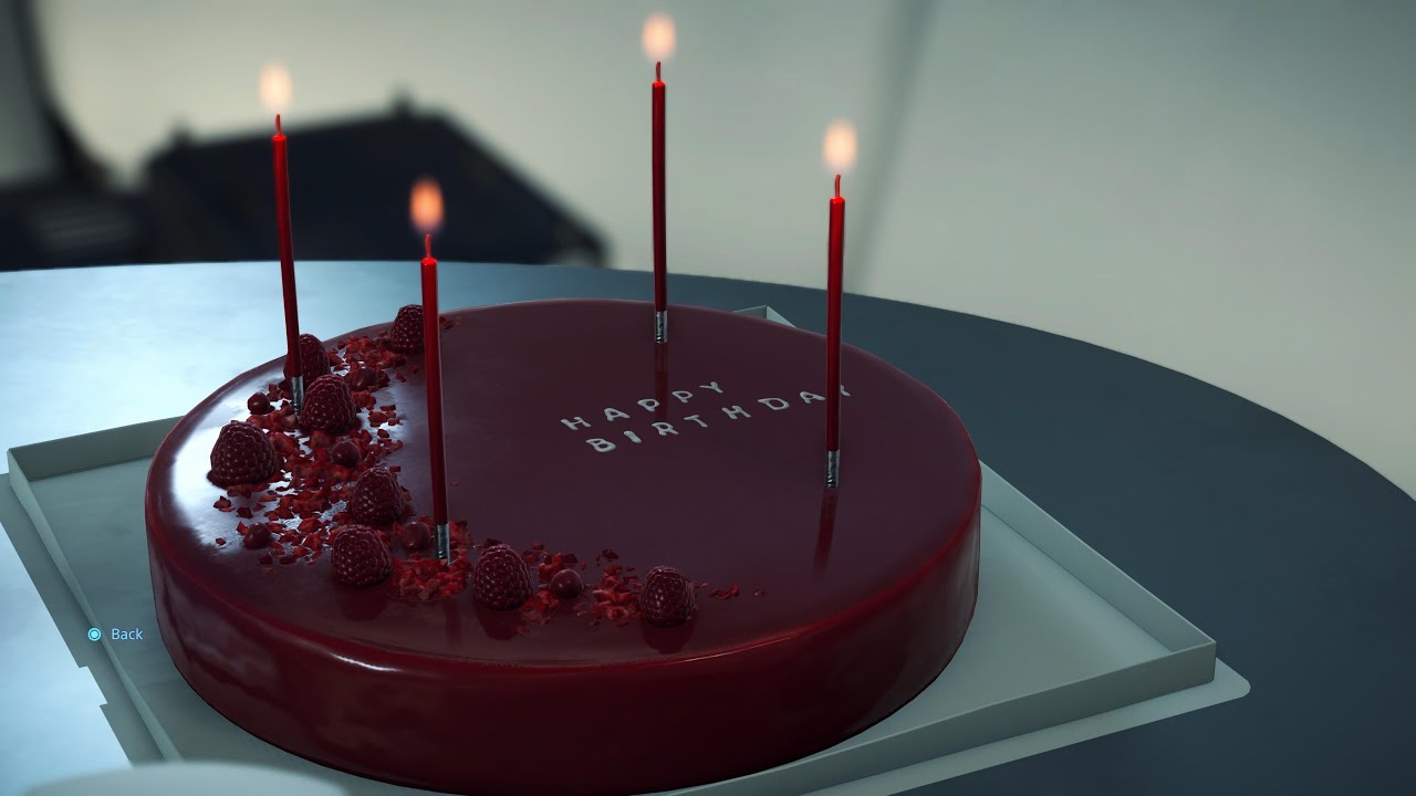 Death Stranding: Happy Birthday Cake - YouTube