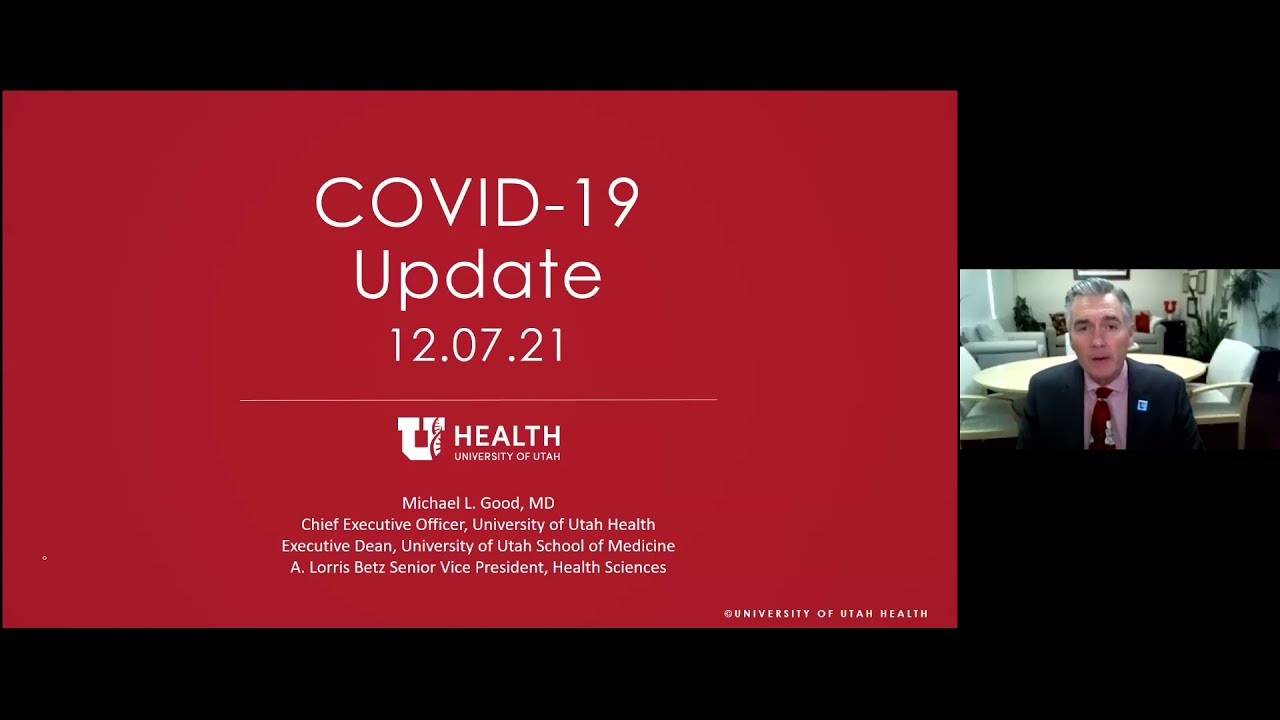 Dr. Michael Good COVID-19 Update December 7, 2021 - YouTube