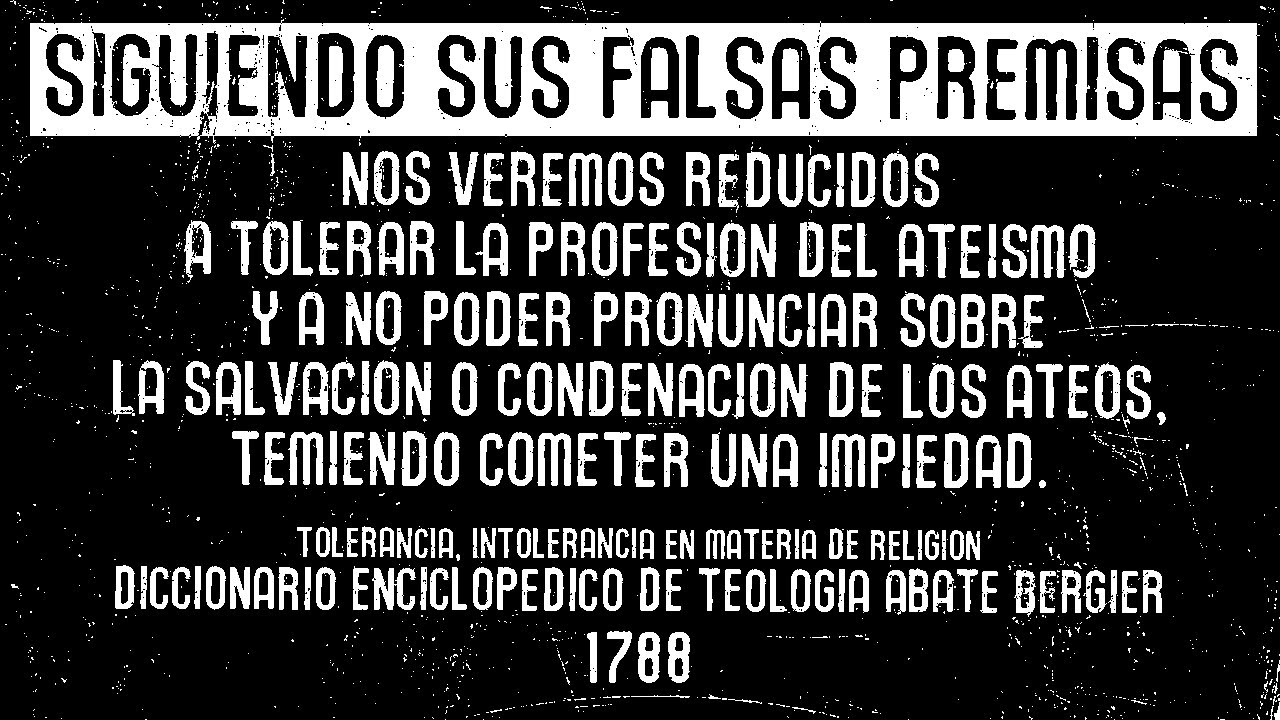 FALSAS PREMISAS EN MATERIA DE TOLERANCIA RELIGIOSA - YouTube