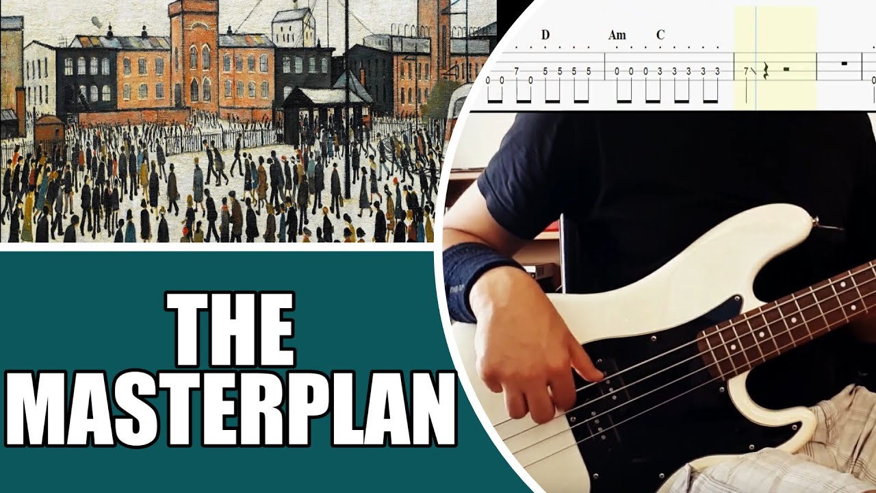 The Masterplan - Oasis | Bass cover with tabs #91 - YouTube