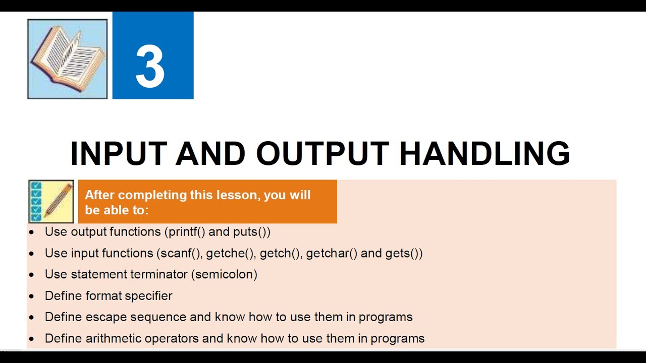 Input Output Handling Exercise Chapter 3 Question 2 Part Vi Repeated Youtube