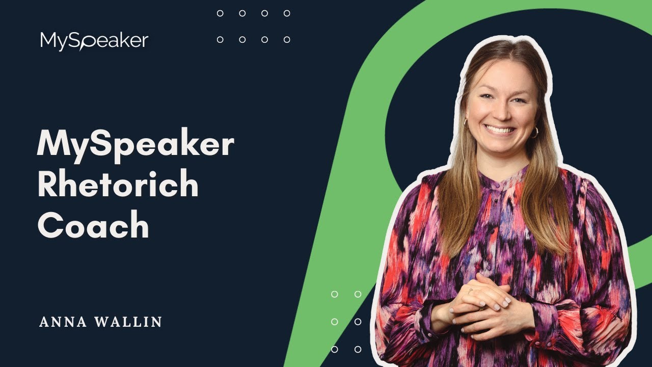 MySpeaker Rhetorich Coach - Anna Wallin - YouTube