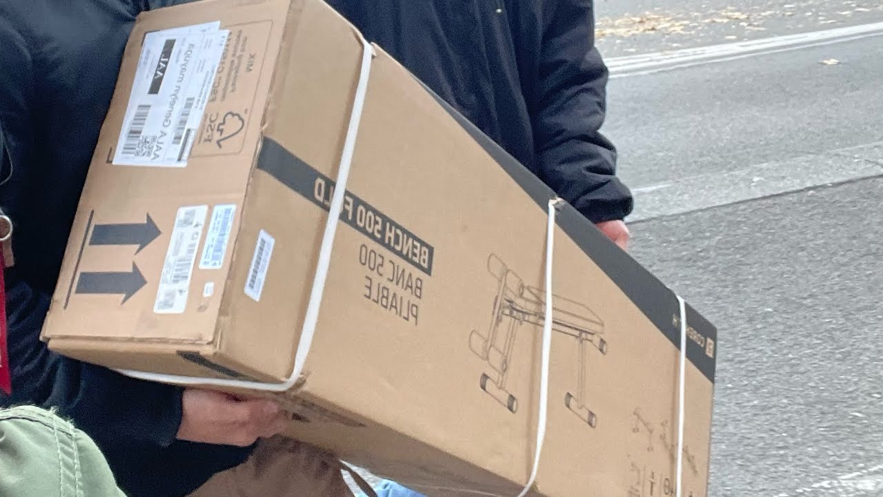 Unboxing Corength bench body building 500 Fold - YouTube