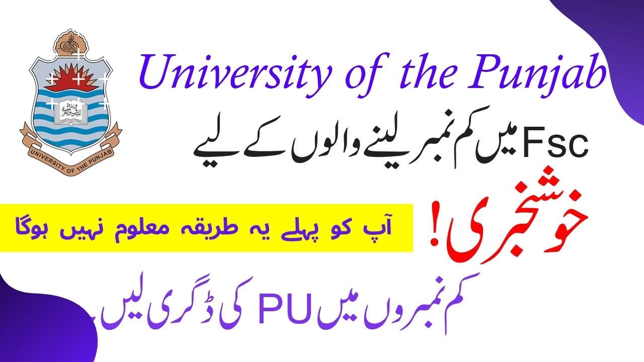 How to get? PU Degree with Low Marks - Amina's Updates - YouTube