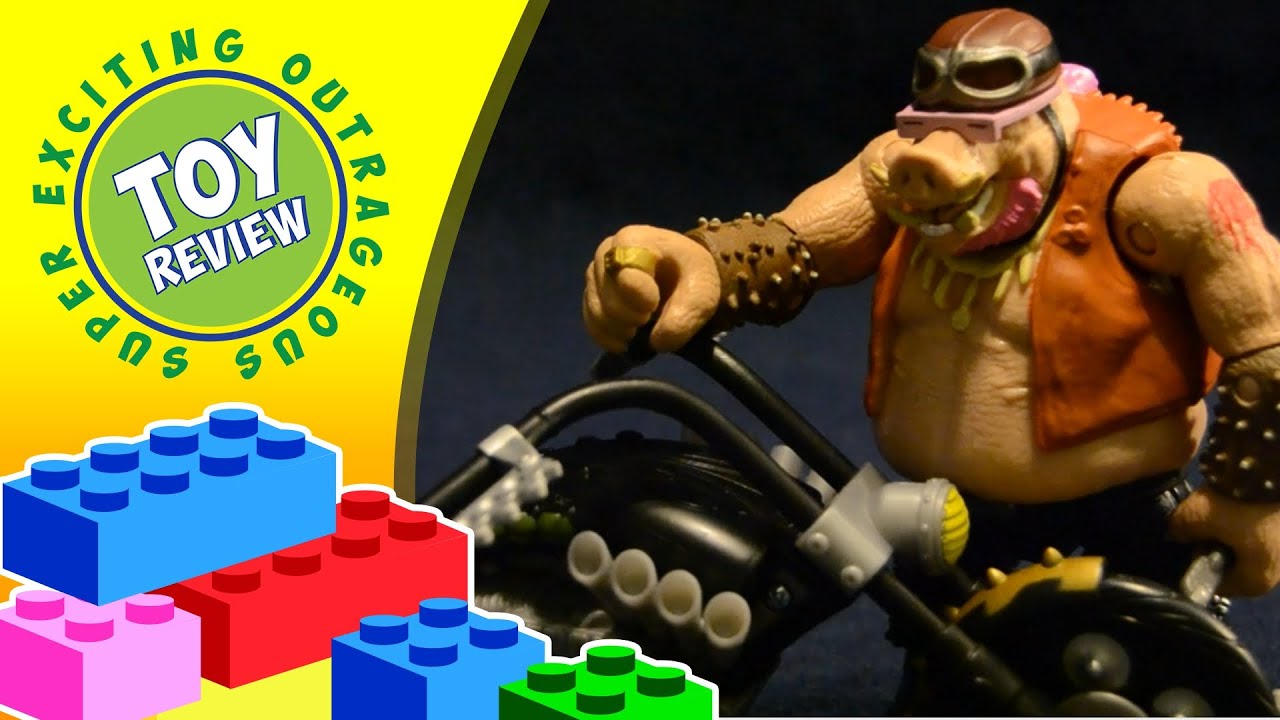 Bebop with Warthog Trike - TMNT: Out of the Shadows Toy Review - YouTube