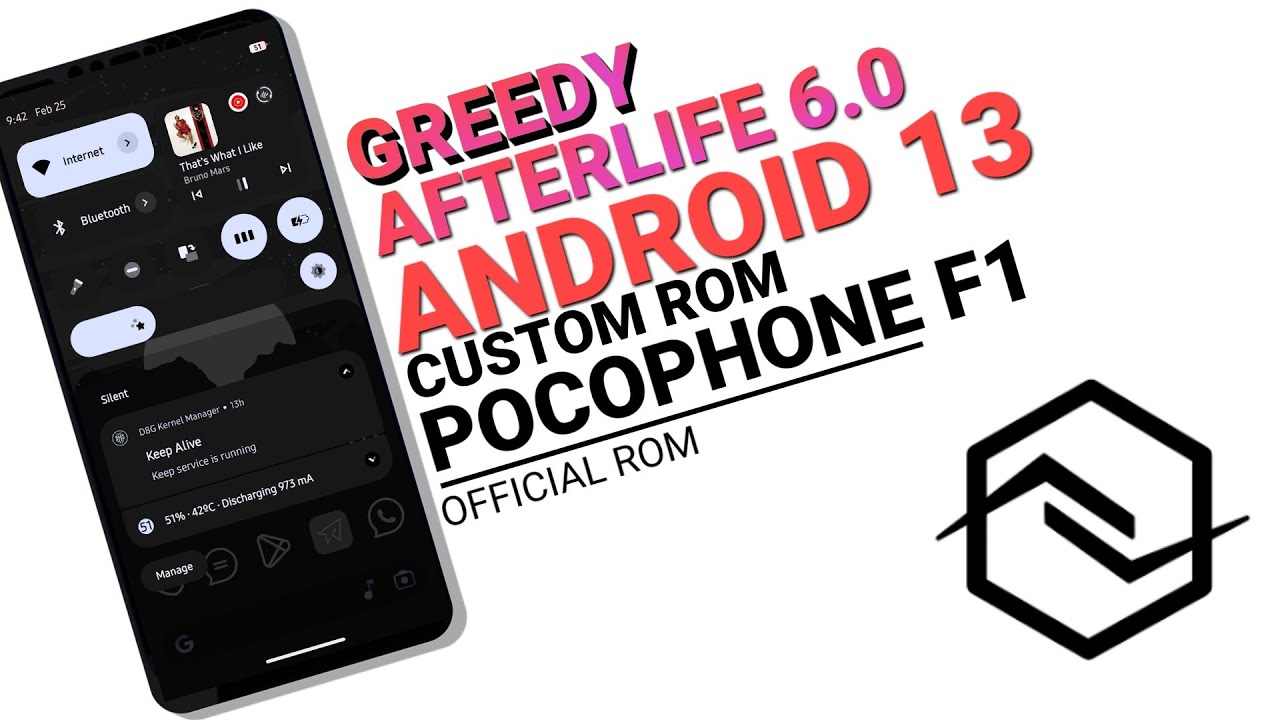 Custom Rom Poco F1 Afterlife 6.0 Greedy | Android 13 OFFICIAL Rom - YouTube