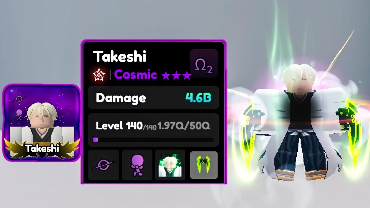 Takeshi With Titan And Black Hole is Really Strong in Anime Champions ...
