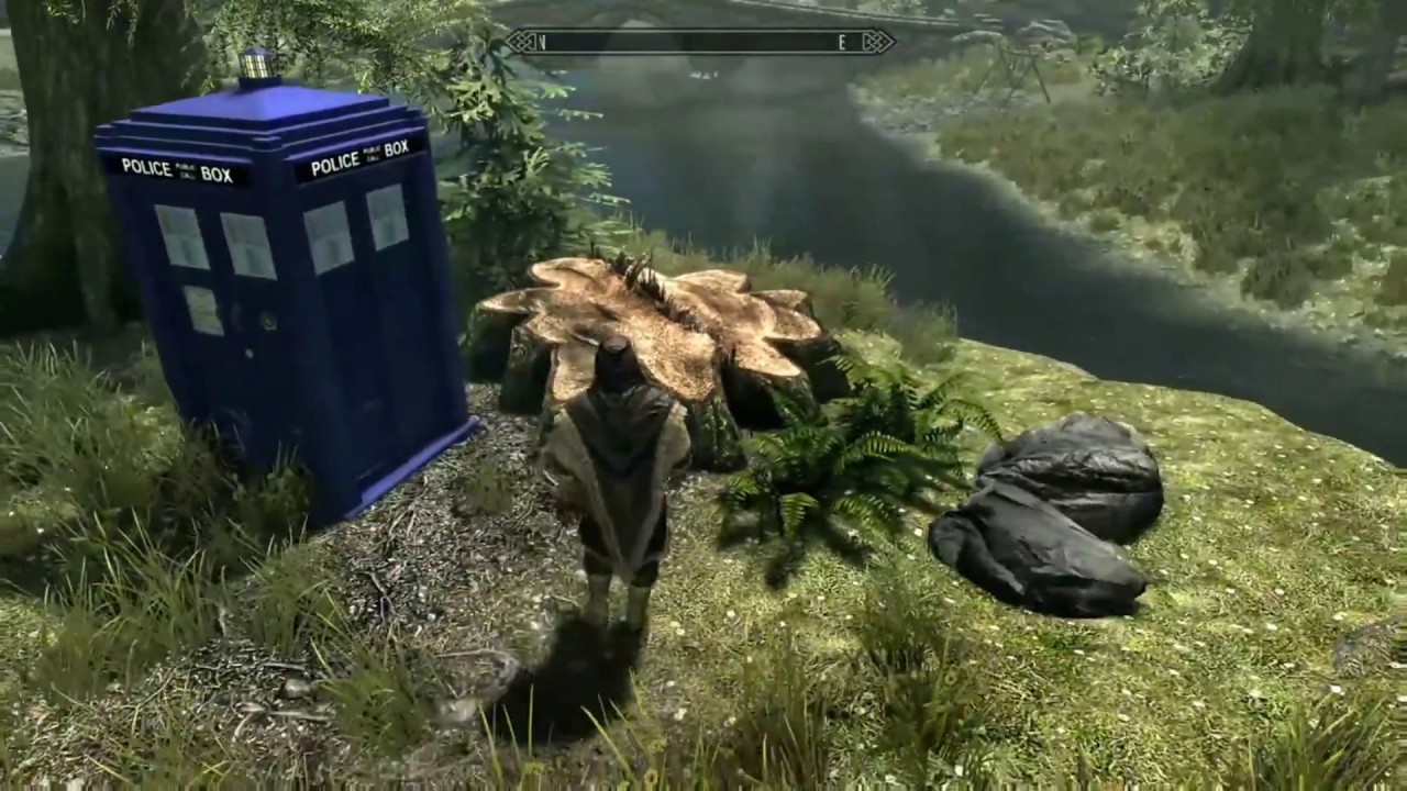 Skyrim Tardis Mod - Traveling (XBox One) - YouTube