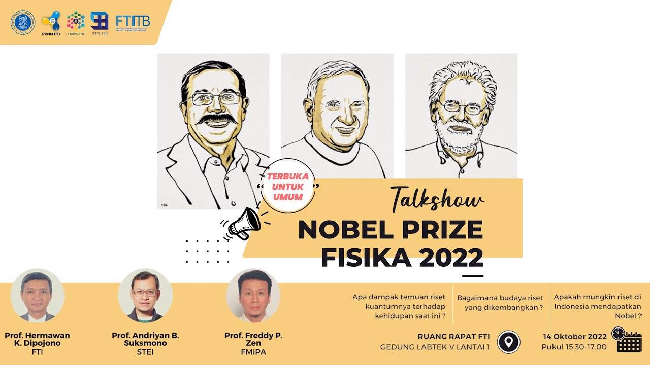 TALKSHOW NOBEL PRIZE FISIKA 2022 - YouTube