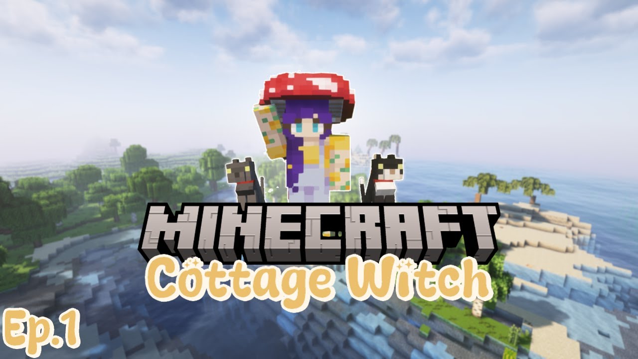 Minecraft Cottage Witch lets play | Ep.1 - YouTube