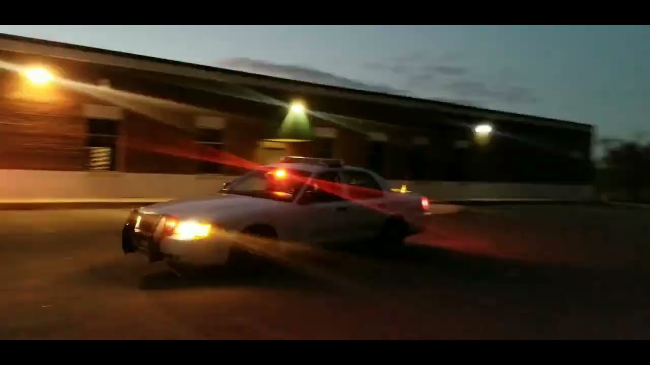 2011 Ford Crown Victoria Police Interceptor Lights and Sirens - YouTube