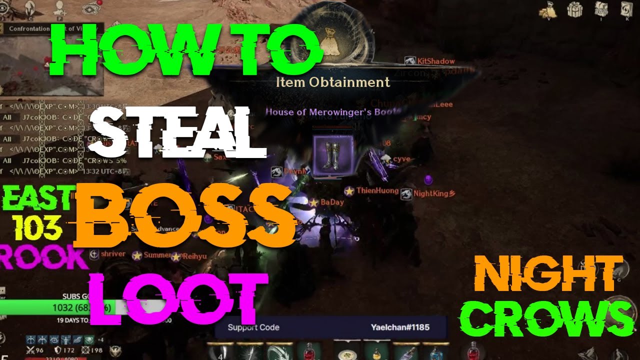 NIGHT CROWS : HOW TO STEAL BOSS LOOT IN BATTLE FRONT? - YouTube