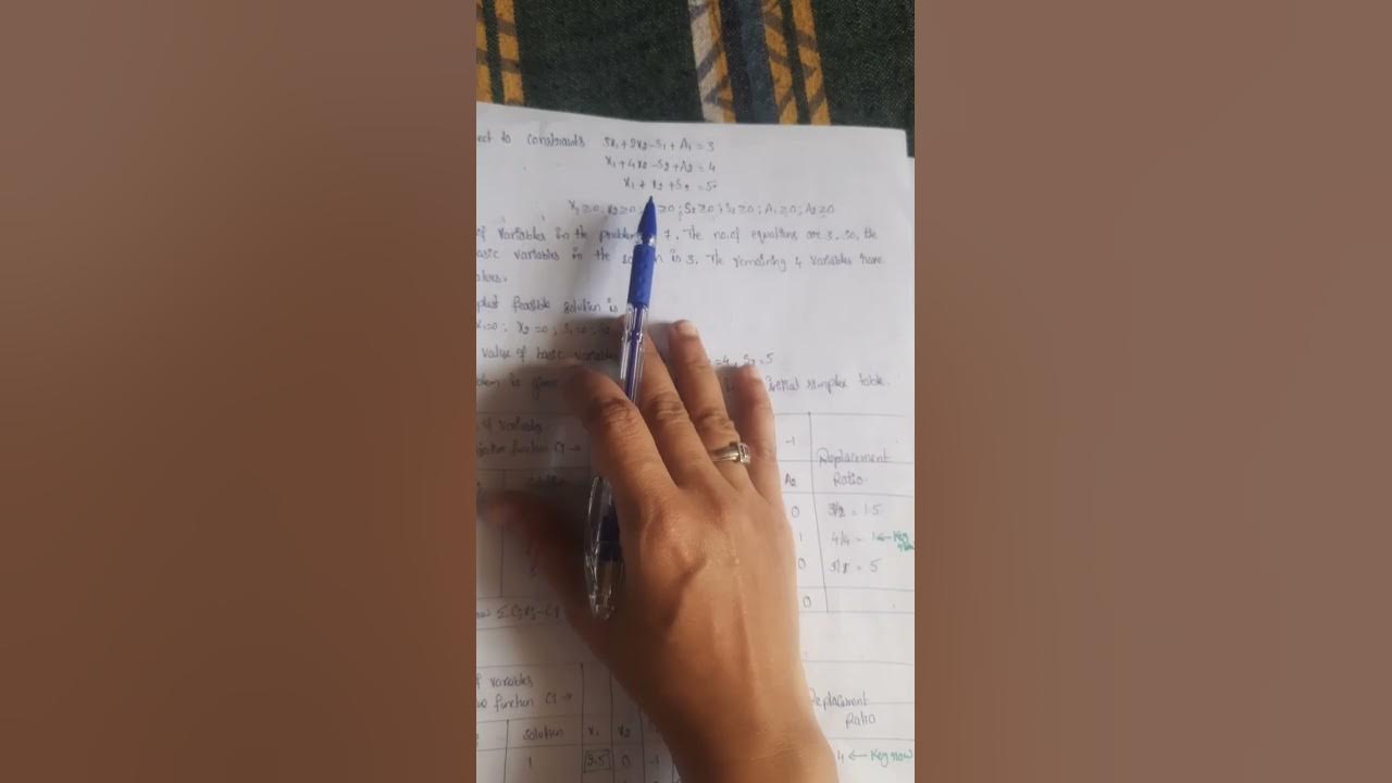 Operation Research//Two Phase simplex method - YouTube