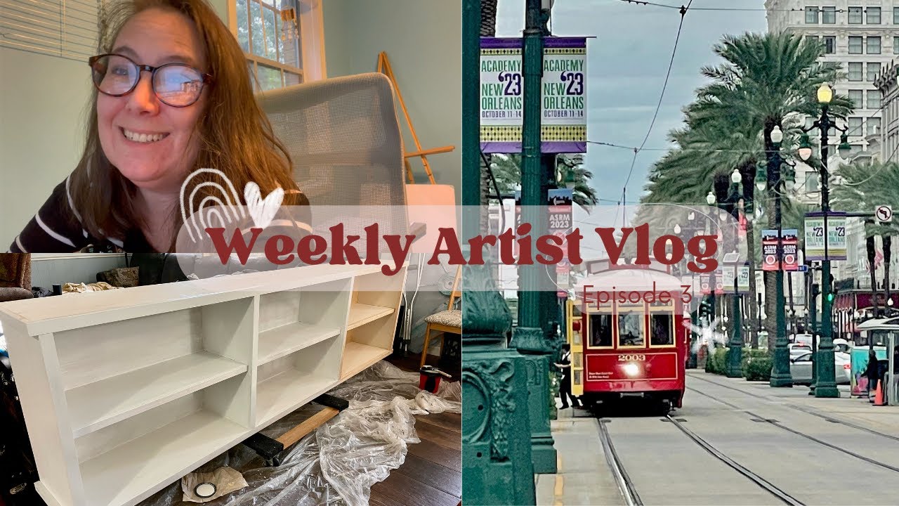 Weekly Artist Vlog - Episode 3 | Mixed Media Art, Trip to New Orleans ...