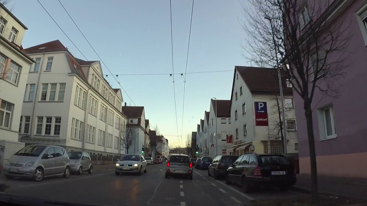 Driving through Esslingen-Mettingen (Germany) - YouTube